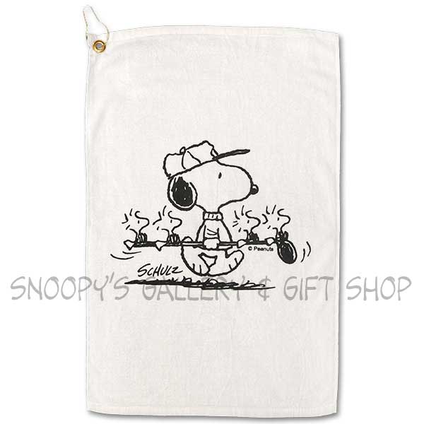 Exclusive Peanuts Golf Towel | Snoopy's Gallery and Gift Shop