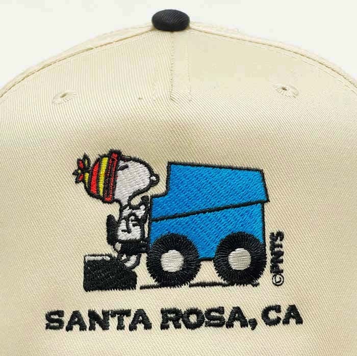Exclusive Snoopy on Zamboni Embroidered Hat - Black Brim | Snoopy's ...